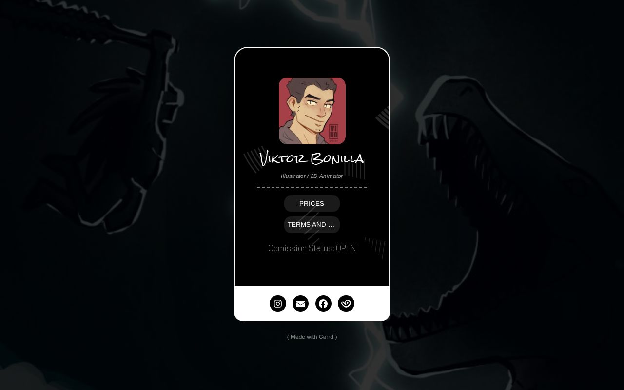 Comission Card